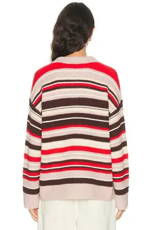 Sablyn Billie Relaxed Collared Sweater