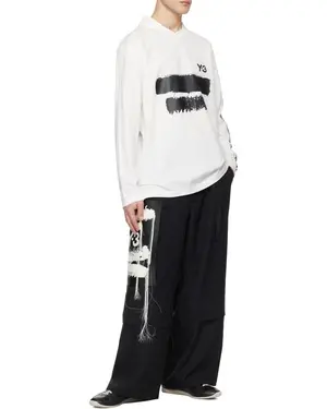 Y3 Graphic Logo Long Sleeve T-shirt