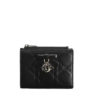 Dior Lady Dahlia Wallet - Black