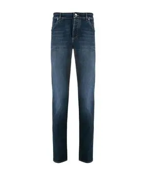 Brunello Cucinelli Slim-fit Stonewashed Jeans - Blue
