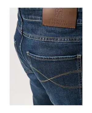 Brunello Cucinelli Slim-fit Stonewashed Jeans