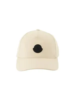 Moncler Logo Casquette Cap - Nude