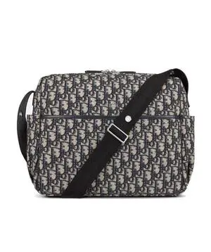 Dior Oblique Jacquard Changing Bag - Blue