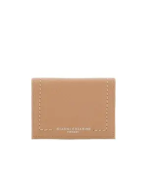 GIANNI CHIARINI Bubble Compact Card Holder - Nude