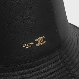 Celine Bucket Hat In Soft Lambskin