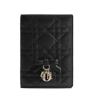 Dior Lady Passport Cover - Black