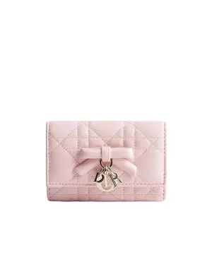 Dior Lady Glycine Wallet - Pink