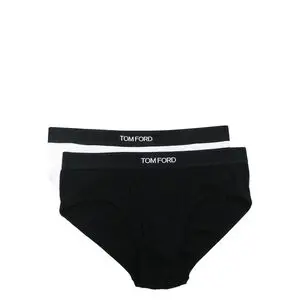 TOM FORD Pack Of Two Logo Waistband Briefs