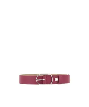 GIANNI CHIARINI Logo Plaque Belt - Red