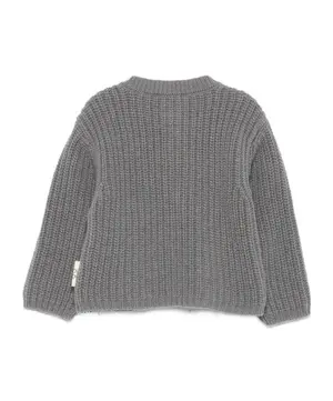 DOUUOD Chunky-knit Buttoned Cardigan