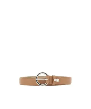 GIANNI CHIARINI Padded Round-buckle Belt - Pink