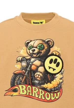 BARROW Graphic-print Patch-detail Sweatshirt