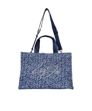 Liu Jo Animal Print Logo Tote Bag