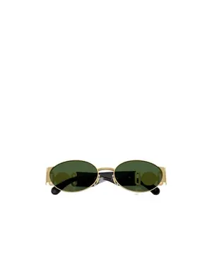 Versace Framed Sunglasses - Gold