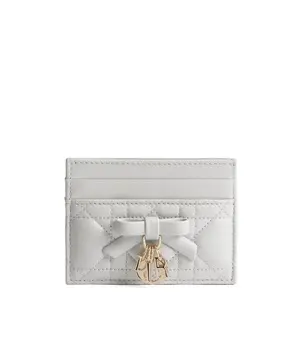 Dior Lady Freesia Card Holder - Grey