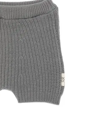 DOUUOD Cable-knit Trousers