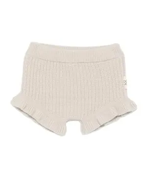 DOUUOD Ruffle-trim Knitted Bloomers