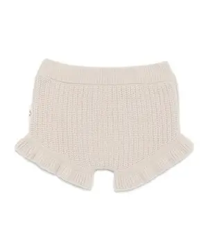 DOUUOD Ruffle-trim Knitted Bloomers