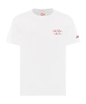 MC2 SAINT BARTH Portland Graphic-print T-shirt - White