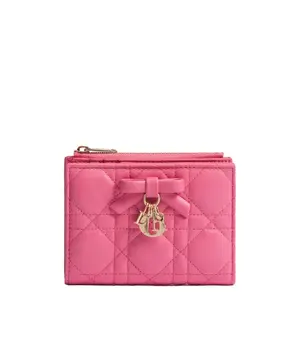 Dior Lady Dahlia Wallet - Pink