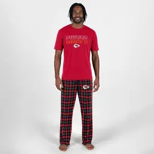 CONCEPTS SPORT Kansas City Chiefs Highland Sleep Set - Red