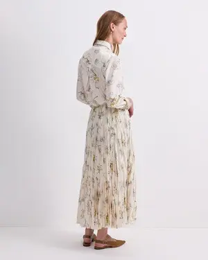 SPORTSCRAFT Floral Pleated Midi Skirt
