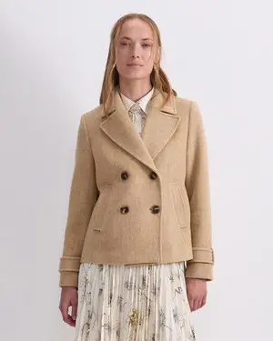 SPORTSCRAFT Wool-blend Pea Coat