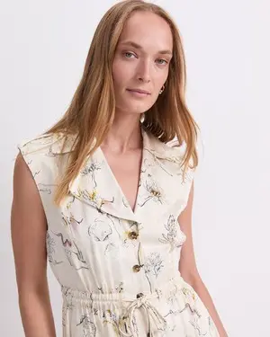 SPORTSCRAFT Yara Sleeveless Collared Maxi Dress