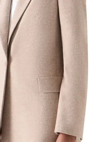 Akris Wool Flannel Boyfriend Blazer