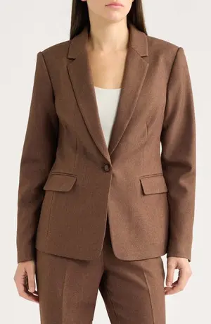 TAHARI ASL Peak Lapel Blazer