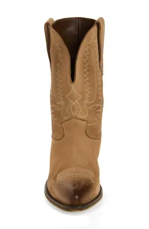 GOLDEN GOOSE Wish Star Embroidered Western Boot