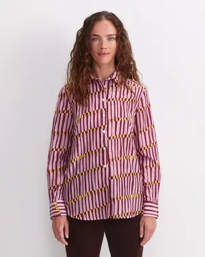 SPORTSCRAFT Rani Cotton Silk Printed Shirt