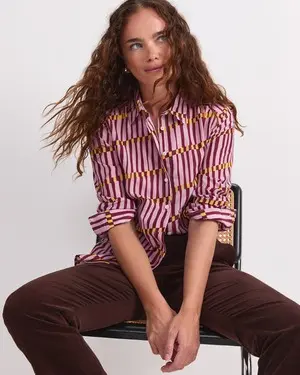 SPORTSCRAFT Rani Cotton Silk Printed Shirt