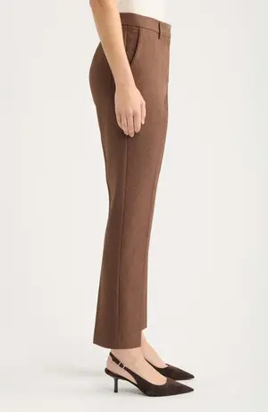 TAHARI ASL Classic Herringbone Trousers
