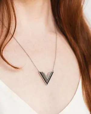 OGÉ JEWELRY And Onyx Statement Necklace