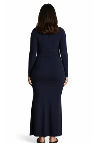NOM MATERNITY Curve Dress - Dark Navy