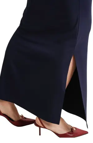 NOM MATERNITY Curve Dress - Dark Navy