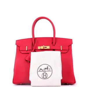Hermès Birkin Handbag Epsom With Gold Hardware 30
