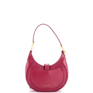 BVLGARI Serpenti Ellipse Crossbody Bag Leather Medium
