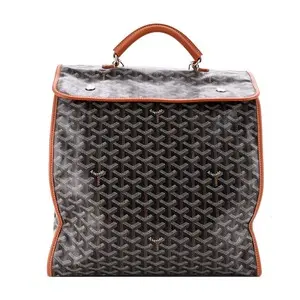 Goyard Saint Leger Briefcase Backpack Coated Canvas