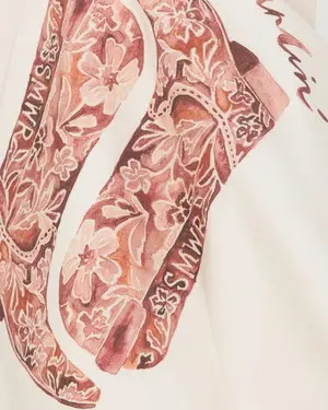 SMWR. BY THE SOMEWHERE CO Nobody's Darlin" Oversized Cotton Tee