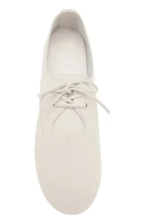 Mango Smooth Leather Flat