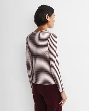 SPORTSCRAFT Lurex Long Sleeve Magic T-shirt - Wine