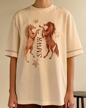 SMWR. BY THE SOMEWHERE CO The Homestead Oversized Tee