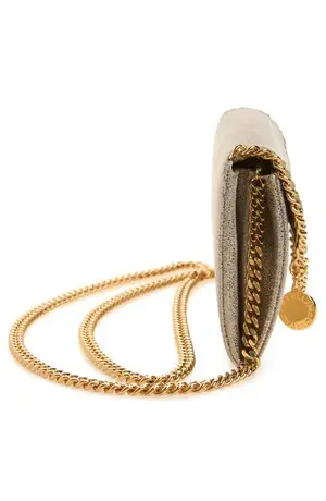 Stella McCartney Falabella Faux Leather Continental Wallet On A Chain