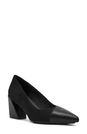 Women's Black Chunky Heels