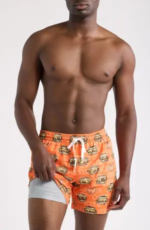CHUBBIES Honey Butter Chicken Biscuit Swim Trunks