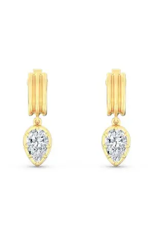 EVERLEE Everlee Pear Aura Drop Earrings Yellow