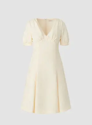 A.SHIMUS Floral Jacquard Midi Dress