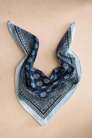 TERRAIN Embroidered Stitch Bandana - Navy